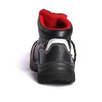 China PU Outsole Anti Puncture Anti Smash Nubuck Cow Leather Safety Shoes for Construction Workers for sale