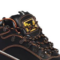 China Waterproof Nubuck Cow Leather Upper Dual Density Pu Outsole Safety Boots for Benefit Work Shoes for sale