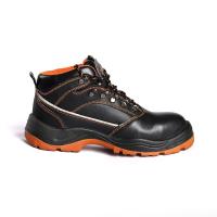 China Waterproof Nubuck Cow Leather Upper Dual Density Pu Outsole Safety Boots for Benefit Work Shoes for sale