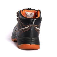 China Waterproof Nubuck Cow Leather Upper Dual Density Pu Outsole Safety Boots for Benefit Work Shoes for sale