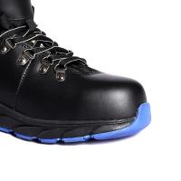 China Anti Slip MD Sole Material for Durable and Slip-resistant Footwear Genuine Leather Safety Boots for Men for sale