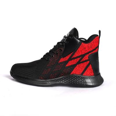 China Standard Steel Toe And Steel Plate Within Breathable Fly Knit Fabric Upper In Multiple Sizes Safety Shoes for sale