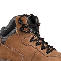 China Industrial Pu Outsole / Genuine Leather Upper Safety Boots With Anti Puncture Defense for sale