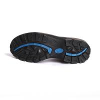 China Industrial Pu Outsole / Genuine Leather Upper Safety Boots With Anti Puncture Defense for sale