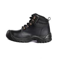 China Nubuck Cow Leather Waterproof Safety Work Boots with Nylon Gusset Tongue for sale
