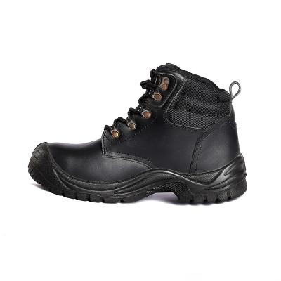 China Nubuck Cow Leather Waterproof Safety Work Boots with Nylon Gusset Tongue for sale
