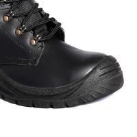 China Nubuck Cow Leather Waterproof Safety Work Boots with Nylon Gusset Tongue for sale