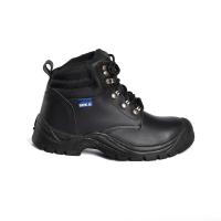 China Nubuck Cow Leather Waterproof Safety Work Boots with Nylon Gusset Tongue for sale
