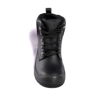 China Nubuck Cow Leather Waterproof Safety Work Boots with Nylon Gusset Tongue for sale