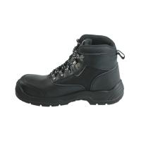 China CE Black Metal Eyelets Anti Slip Customized For Your Requirements SJ Safety Boots Mid Cut Work Shoes for sale