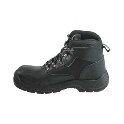 China CE Black Metal Eyelets Anti Slip Customized For Your Requirements SJ Safety Boots Mid Cut Work Shoes for sale