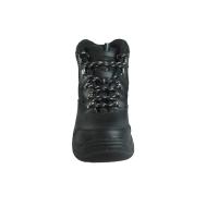 China CE Black Metal Eyelets Anti Slip Customized For Your Requirements SJ Safety Boots Mid Cut Work Shoes for sale