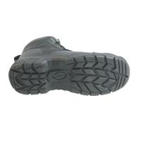 China CE Black Metal Eyelets Anti Slip Customized For Your Requirements SJ Safety Boots Mid Cut Work Shoes for sale