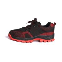 China Safe Comfortable Black Flyknit Protective Footwear With Anti-Slip for sale