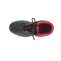 China PU Outsole Material Anti Puncture Anti Smash Safety Shoes For Warehouse Workers Red Men Work Boots for sale