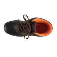 China Breathable Work Boots Injection Contruction Worker Shoe For Construction Microfiber Leather Safety Shoes for sale