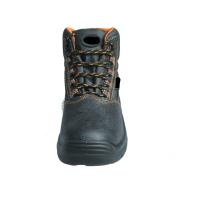 China Breathable Work Boots Injection Contruction Worker Shoe For Construction Microfiber Leather Safety Shoes for sale