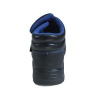 China Metal Eyelets Anti Slip Pu Outsole For Construction Boots Factory Steel Toe Anti Smash Safety Shoes CE for sale