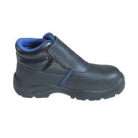 China Metal Eyelets Anti Slip Pu Outsole For Construction Boots Factory Steel Toe Anti Smash Safety Shoes CE for sale