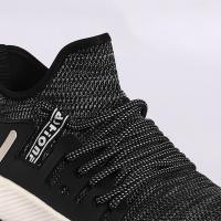 China Steel Toe Fly Knit Safety Shoes With Air Mesh Lining And Metal Eyelets for sale