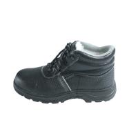 China Safety Mid Shoe Black PU/PU Outsole Lace-up Shoes With Lace-up Closure Work Boots Steel Toe for sale