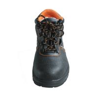 China Genuine Leather Upper And Nylon Fabric Gusset Men Unisex Work Boots for sale