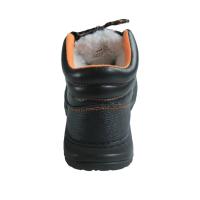 China Genuine Leather Upper And Nylon Fabric Gusset Men Unisex Work Boots for sale