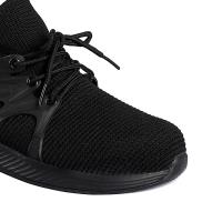 China Lightweight Flyknit Protective Footwear With Lace-up Closure And EVA Outsole for sale