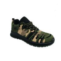 China Breathable Fly Knit Safety Shoes with Air Mesh Lining and OEM Or SHENGJIE Name for sale