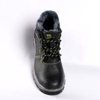 China Steel Toe Steel Plate Genuine Leather Upper For Unisex In Durable Safety Footwear for sale
