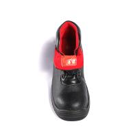 China Steel Toe Plate Genuine Leather Upper Middle Cut Safety Shoes For Long Lasting Foot Protection for sale