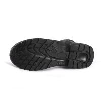 China US 6-12 Size Middle Cut Safety Shoes With 1.5kg Weight And Embossed Cow Leather Upper Material for sale