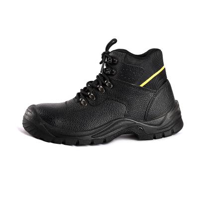China US 6-12 Size Middle Cut Safety Shoes With 1.5kg Weight And Embossed Cow Leather Upper Material for sale