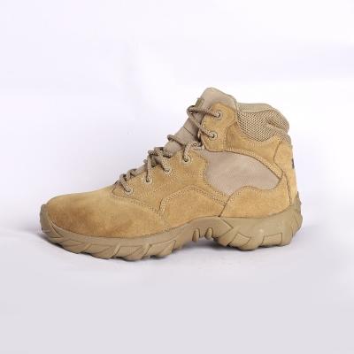 China SHENGJIE Traction High Outdoor Shoes Suede Cow Leather Oxford Fabric Waterproof Hiking Boots for sale