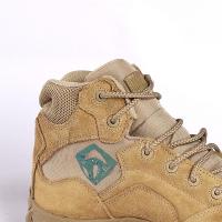 China SHENGJIE Traction High Outdoor Shoes Suede Cow Leather Oxford Fabric Waterproof Hiking Boots for sale