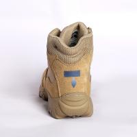 China SHENGJIE Traction High Outdoor Shoes Suede Cow Leather Oxford Fabric Waterproof Hiking Boots for sale