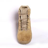 China SHENGJIE Traction High Outdoor Shoes Suede Cow Leather Oxford Fabric Waterproof Hiking Boots for sale