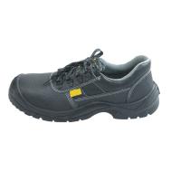 China SHENGJIE Black Lace Up Closure PU Injection Safety Shoes For Ultimate Foot Protection Steel Toe for sale