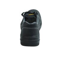 China SHENGJIE Black Lace Up Closure PU Injection Safety Shoes For Ultimate Foot Protection Steel Toe for sale