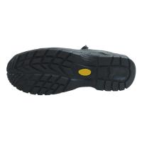 China SHENGJIE Black Lace Up Closure PU Injection Safety Shoes For Ultimate Foot Protection Steel Toe for sale