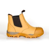 China SJ Factory Wholesale Australia Safety Boots Durable Protective Composite Toe Work Shoes Genuine Leather Material for sale