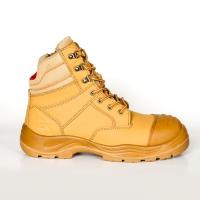 China Australia Safety Boots Quality Factory ISO PU Outsole and Genuine Leather Upper Unisex Worker Shoes for sale