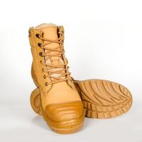 China Australia Safety Boots Quality Factory ISO PU Outsole and Genuine Leather Upper Unisex Worker Shoes for sale