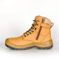 China SJ Customize Waterproof Leather Upper for Composite Toe Protection Best in Australia Safety Boots Market for sale