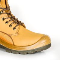 China SJ Customize Waterproof Leather Upper for Composite Toe Protection Best in Australia Safety Boots Market for sale
