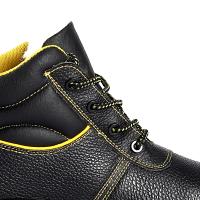 China Breathable Mesh Lining Middle Cut Safety Shoes With Lace Up Closure And Puncture Resistance for sale