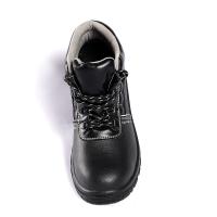 China Embossed Cow Leather Electrical Hazard Protection And Shock Absorption Middle Cut Safety Shoes For Dependable Performance for sale