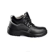 China Embossed Cow Leather Electrical Hazard Protection And Shock Absorption Middle Cut Safety Shoes For Dependable Performance for sale