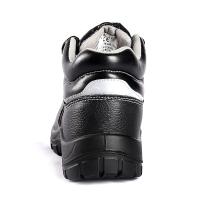 China Embossed Cow Leather Electrical Hazard Protection And Shock Absorption Middle Cut Safety Shoes For Dependable Performance for sale