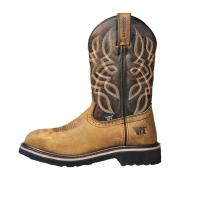 China Cowboy Square Steel Toe Spange Lining Goodyear Protection Footwear Perfect Sector for sale